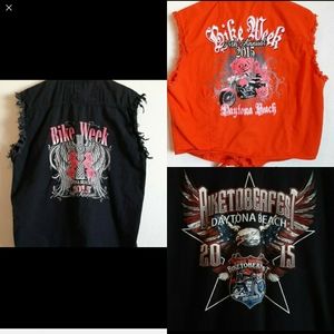Shirts | Motorcycle Shirts Vest Lot Men Women Bike Week | Poshmark